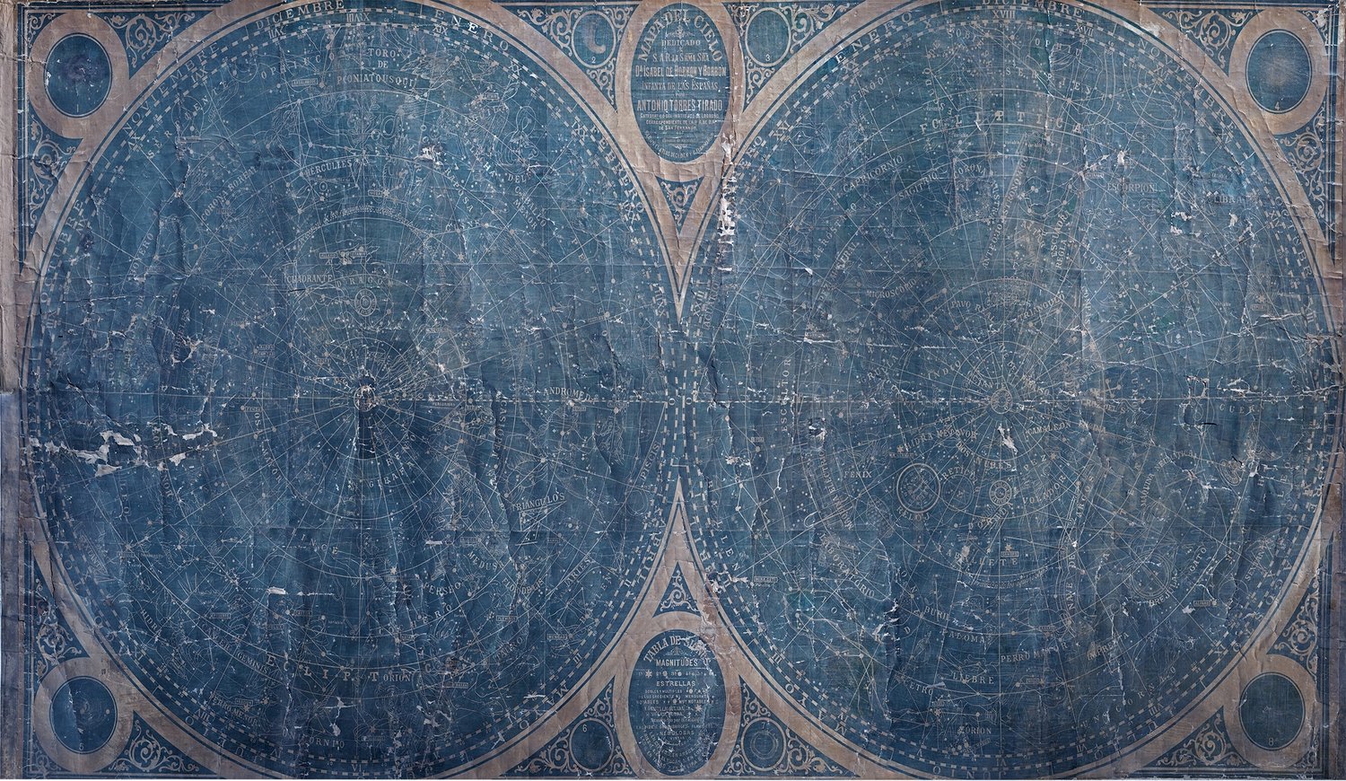 UNLP: Restauraron el ‘mapa del cielo’ del siglo XIX de la Facultad de ...
